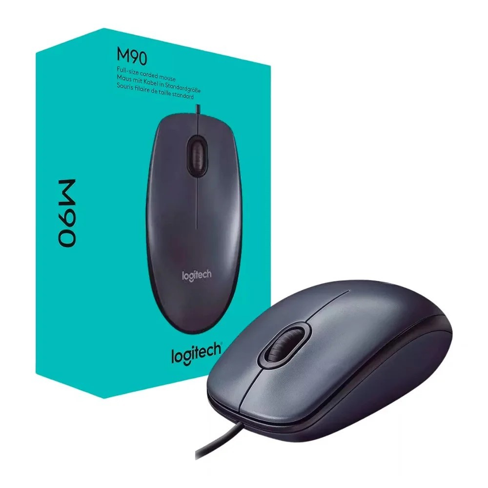 Jual Logitech M90 Mouse Kabel USB Optical | Shopee Indonesia