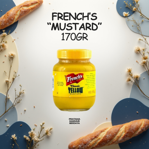 Jual MUSTARD FRENCH'S BOTOL KACA 170 gr 6 oz | Shopee Indonesia