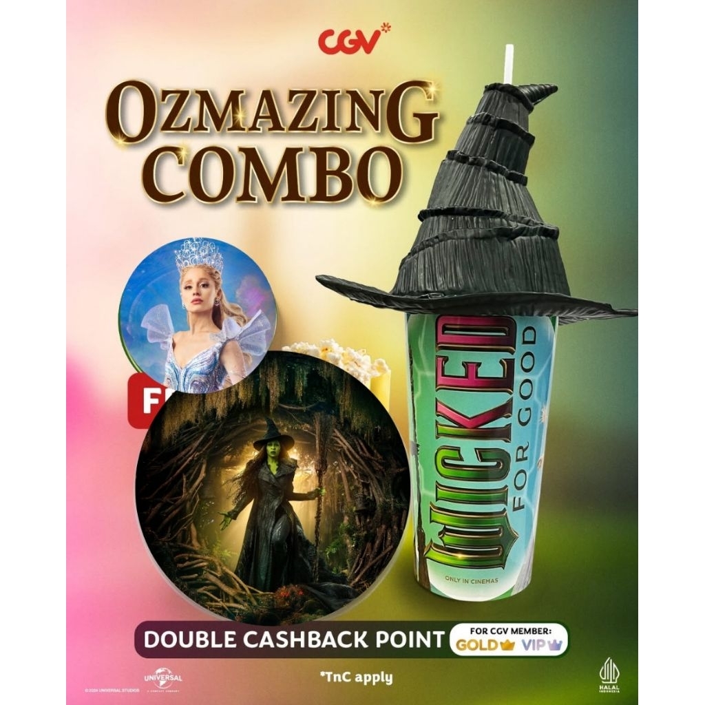 Jual Tumbler Hat Elphaba Wicked: Foor Good Official CGV | Shopee Indonesia