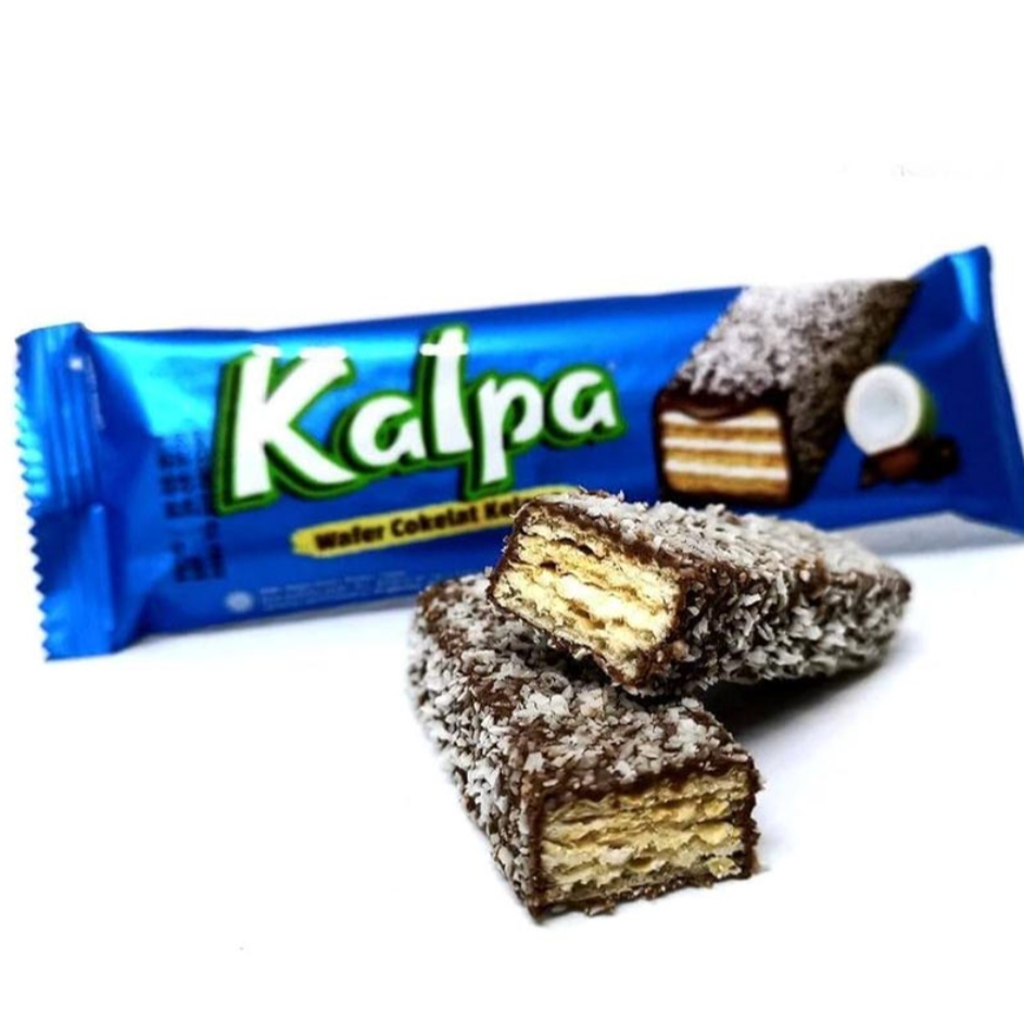 Jual KALPA WAFER COKELAT KELAPA 24 GRAM EX 28 GR ECER COKLAT CHOCOLATE ...