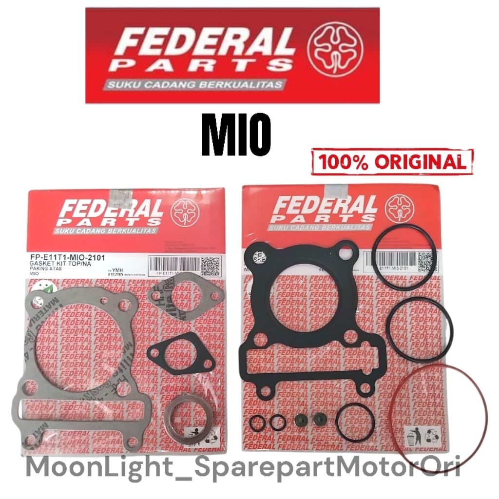 Jual GASKET PAKING TOP SET MIO SMILE SPORTY MIO SOUL FINO KARBU NOUVO ...
