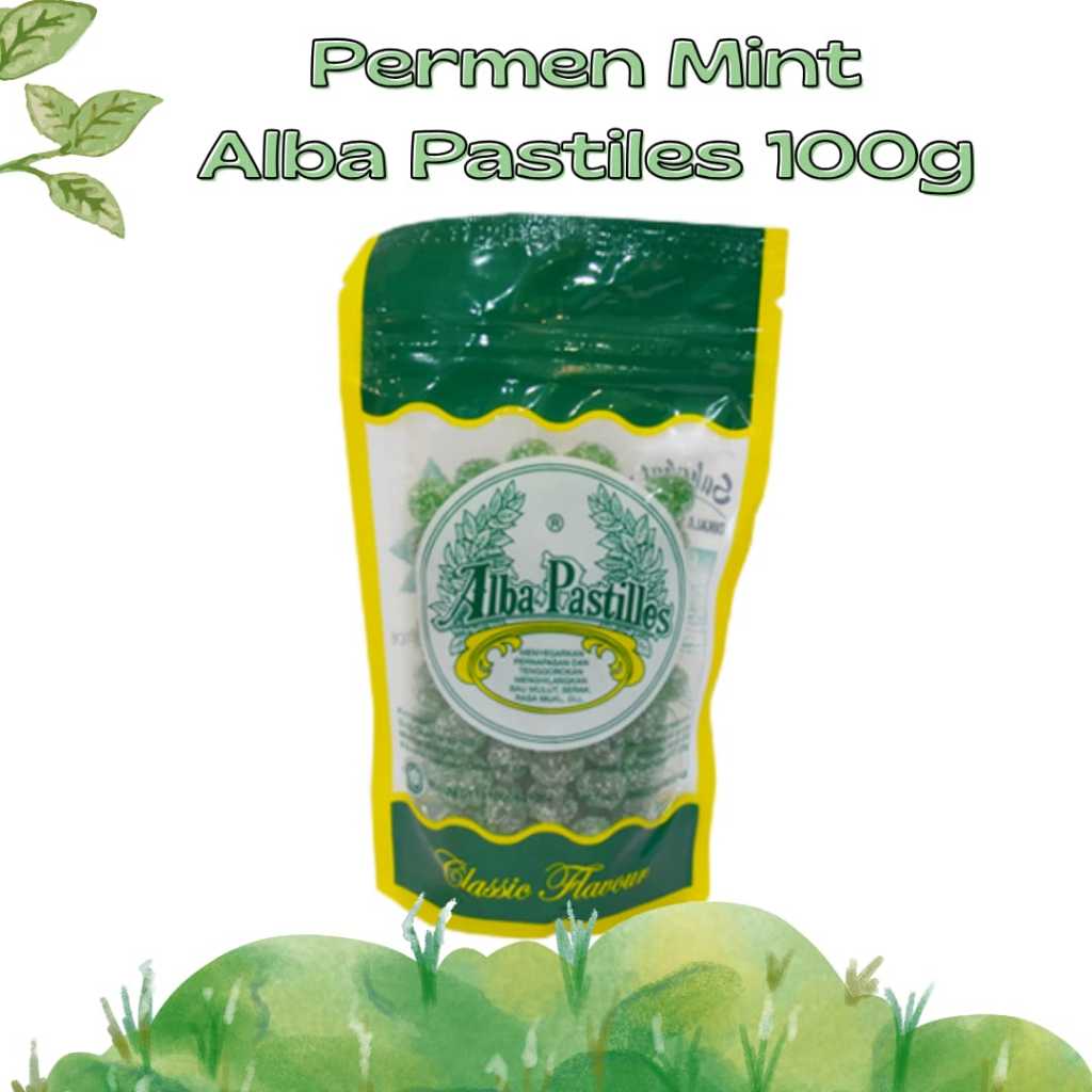 Jual Permen Mint Alba Pastilles 100 Gram , Permen Pelega Tenggorokkan ...