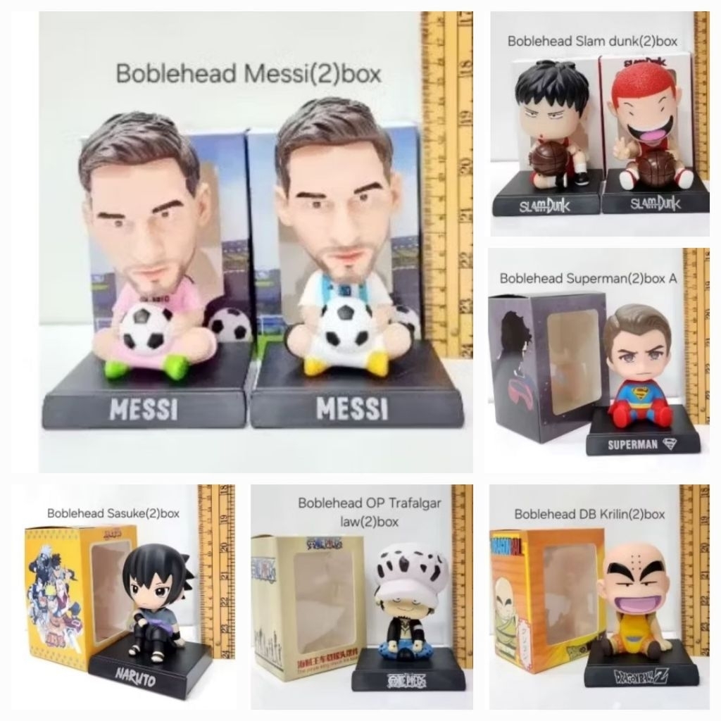 Jual Boblehead Mario Harry potter Haikyu Sonic Luffy Cubone Slam dunk ...