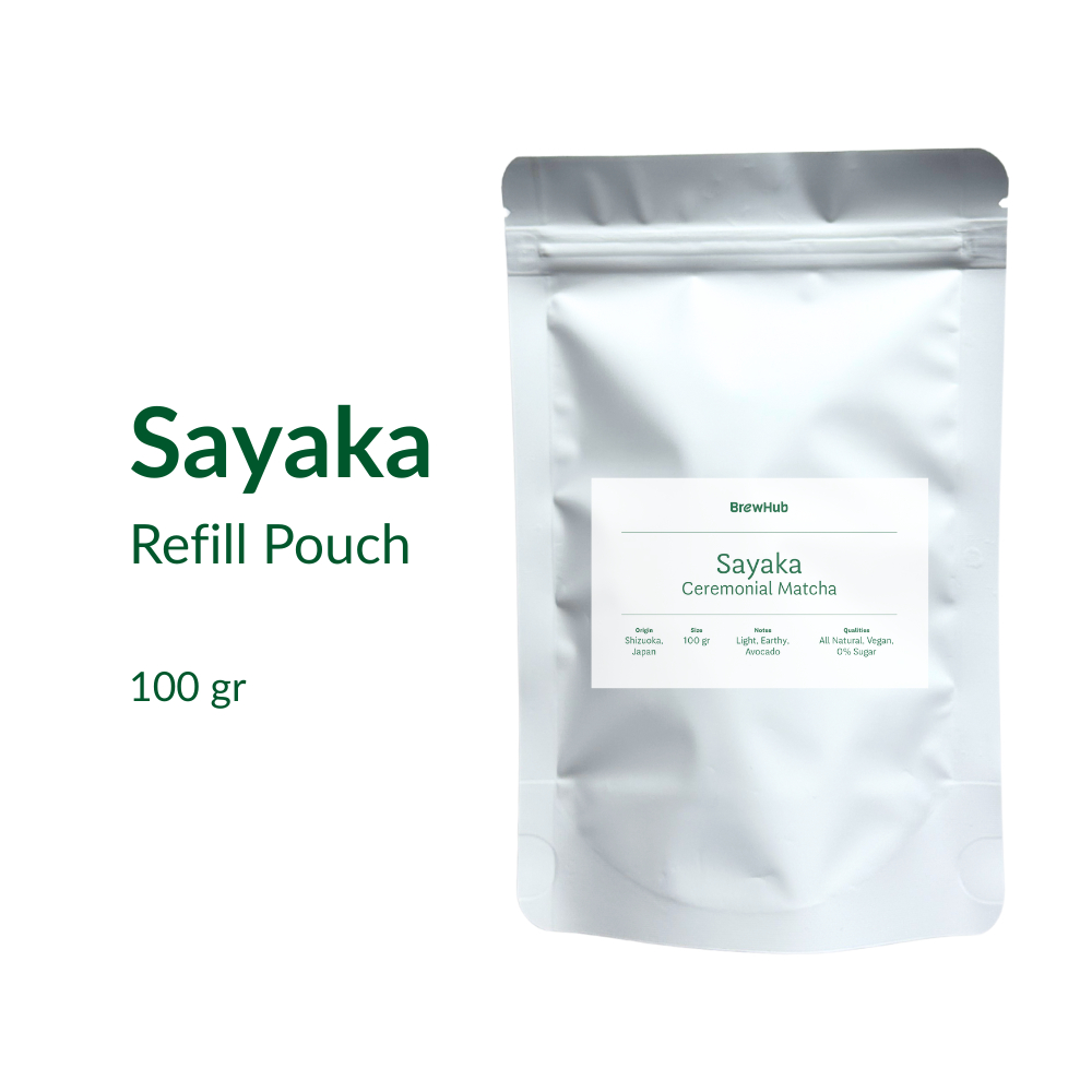 Jual BrewHub Refill Pouch Ceremonial Matcha 100 gr: Sayaka, Isuzu - 100 ...