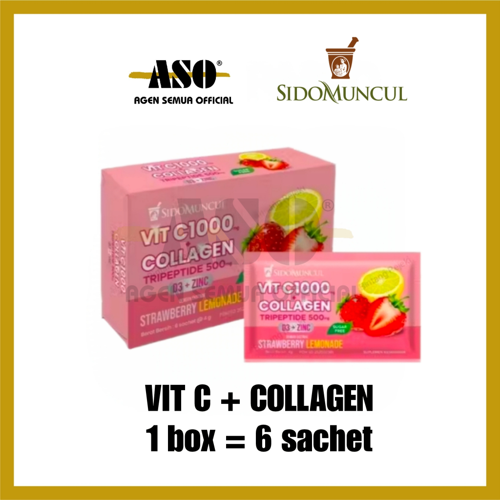Jual [ Paket ] C+Collagen - Minuman Collagen Tripeptide 500mg + Vit C ...