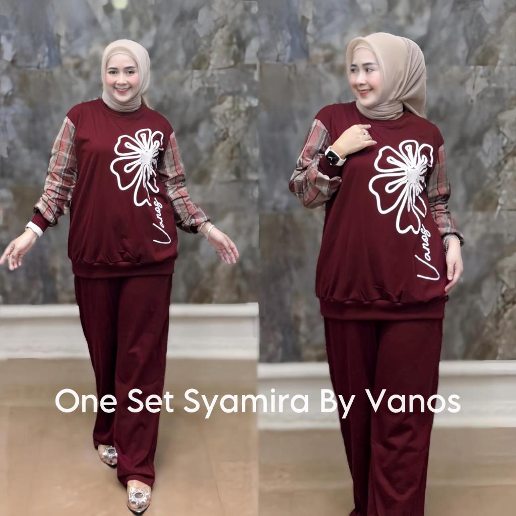 Jual Setelan Syamira Exclusive By Vanos | Shopee Indonesia
