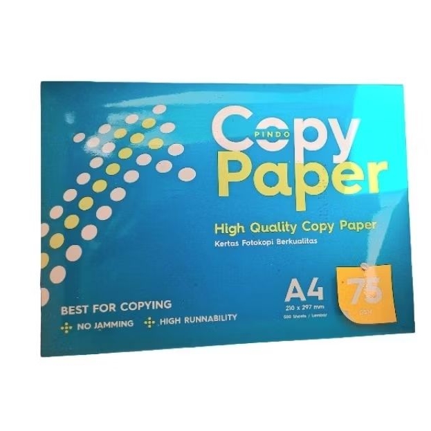 Jual Pindo Copy Paper –A4 500 lembar Kertas Fotokopi Berkualitas Tinggi ...