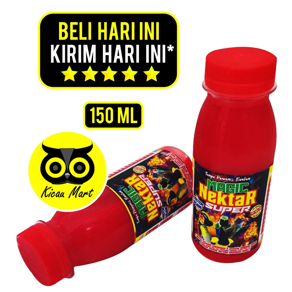 Jual KICAU MART MAGIC NEKTAR SUPER 150ML Nectar Burung Konin Sogon ...