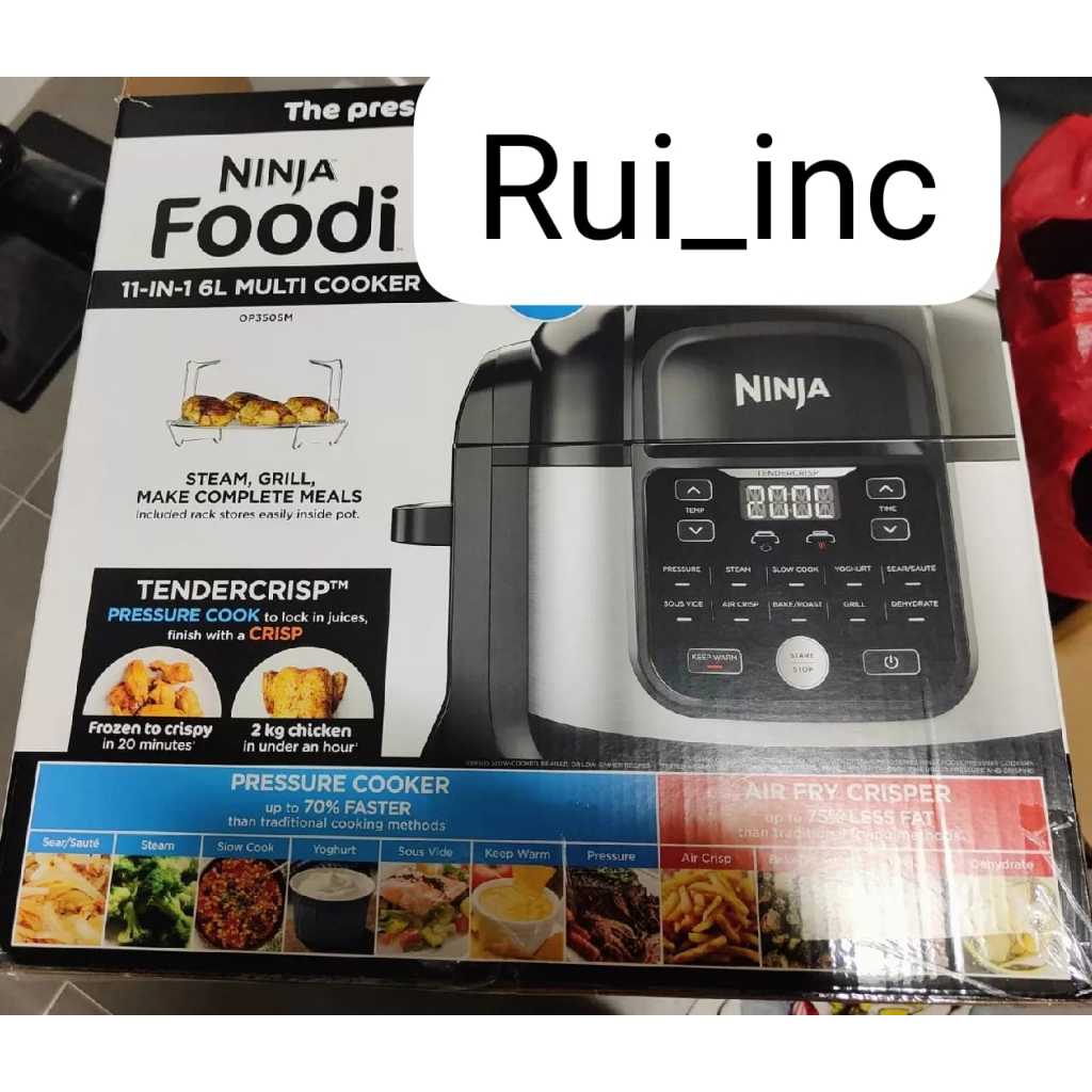 Jual Ninja Foodi 11 in 1 Multi Cooker 6L Pressure cook, Bake, Roast ...