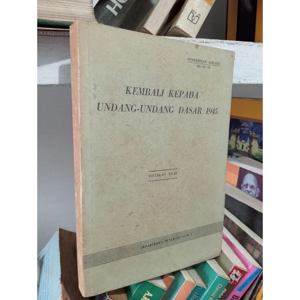 Jual KEMBALI KEPADA UNDANG - UNDANG DASAR 1945 | Shopee Indonesia