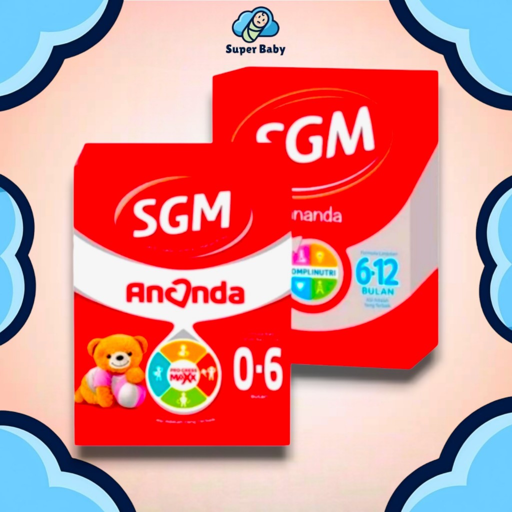 Jual SUSU BAYI SGM ANANDA TAHAP 1 & 2 USIA 0-6 DAN 6-12 BULAN 400g ...