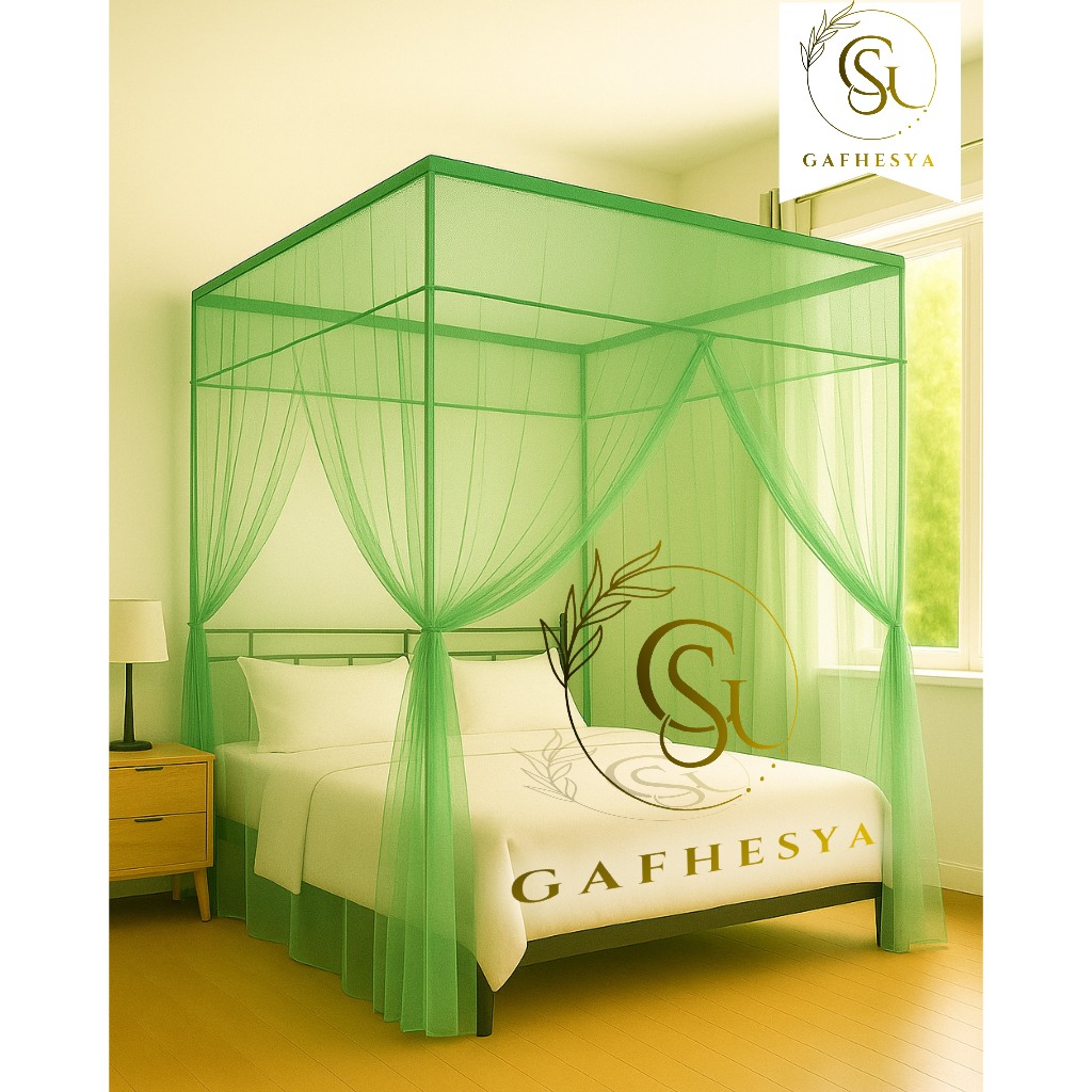 Jual KELAMBU TIDUR MODERN ANTI NYAMUK POLOS CORAK SARANG TAWON SUPER ...