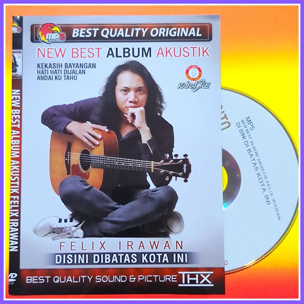 Jual Kaset MP5 Video Musik 70 Lagu Pop Akustik Felix Irawan - Indah ...