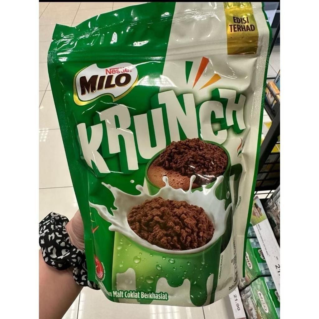 Jual Milo Crunch Edisi Terbatas Milo Chocolate Crispy Krunch | Shopee ...
