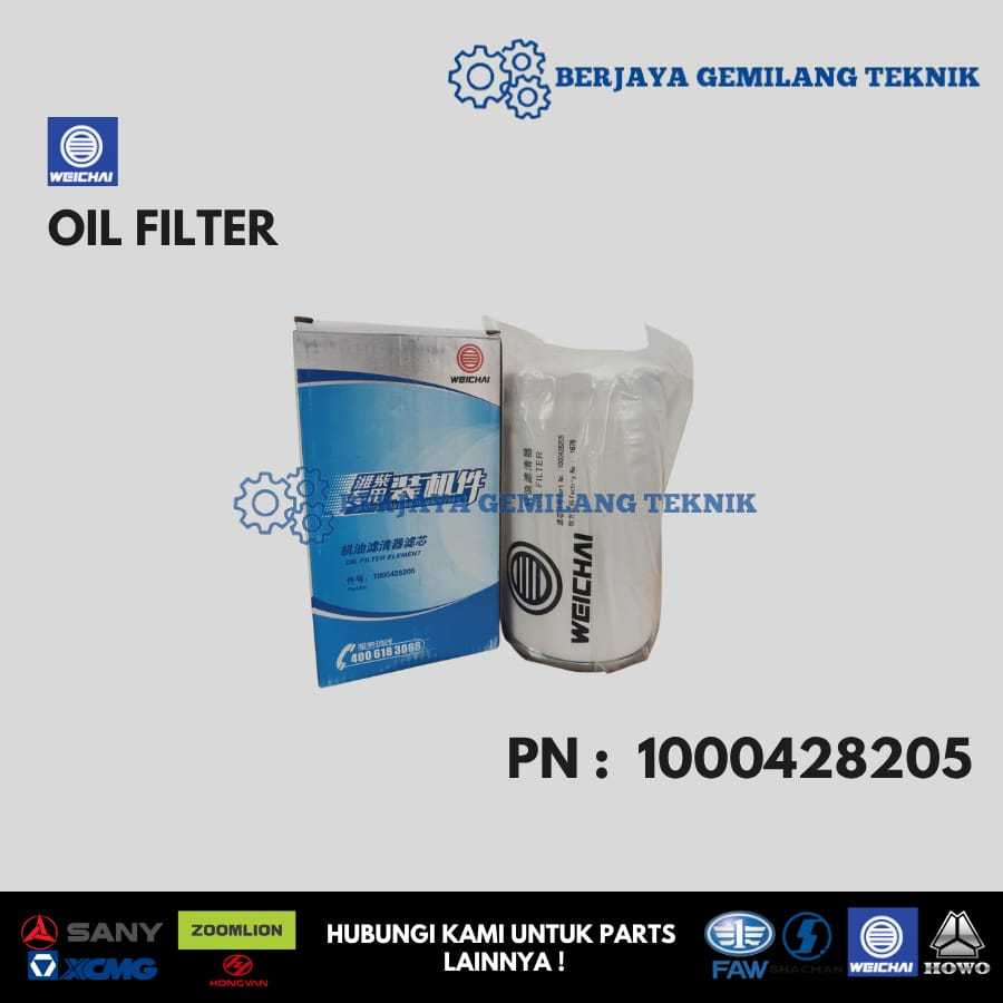 Jual Oil Filter Weichai 1000428205 | Shopee Indonesia