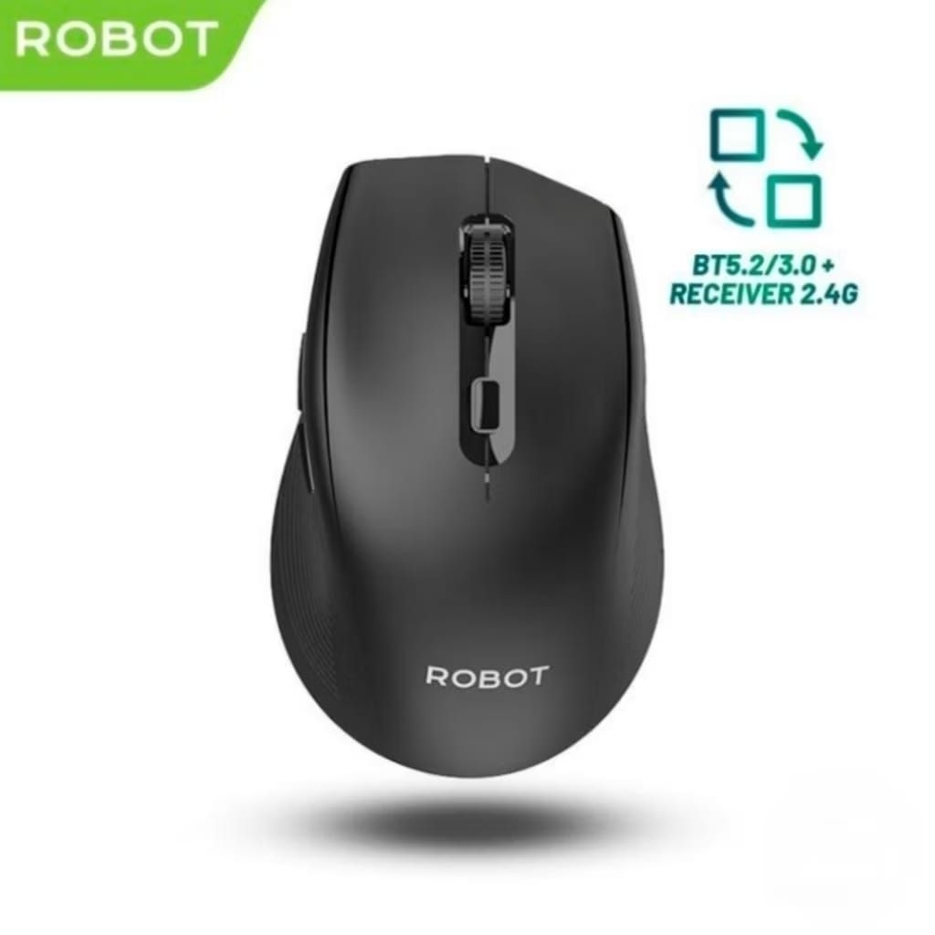 Jual Robot M530 Mouse Bluetooth+Wireless 2.4G Multi Mode Silent Mouse ...
