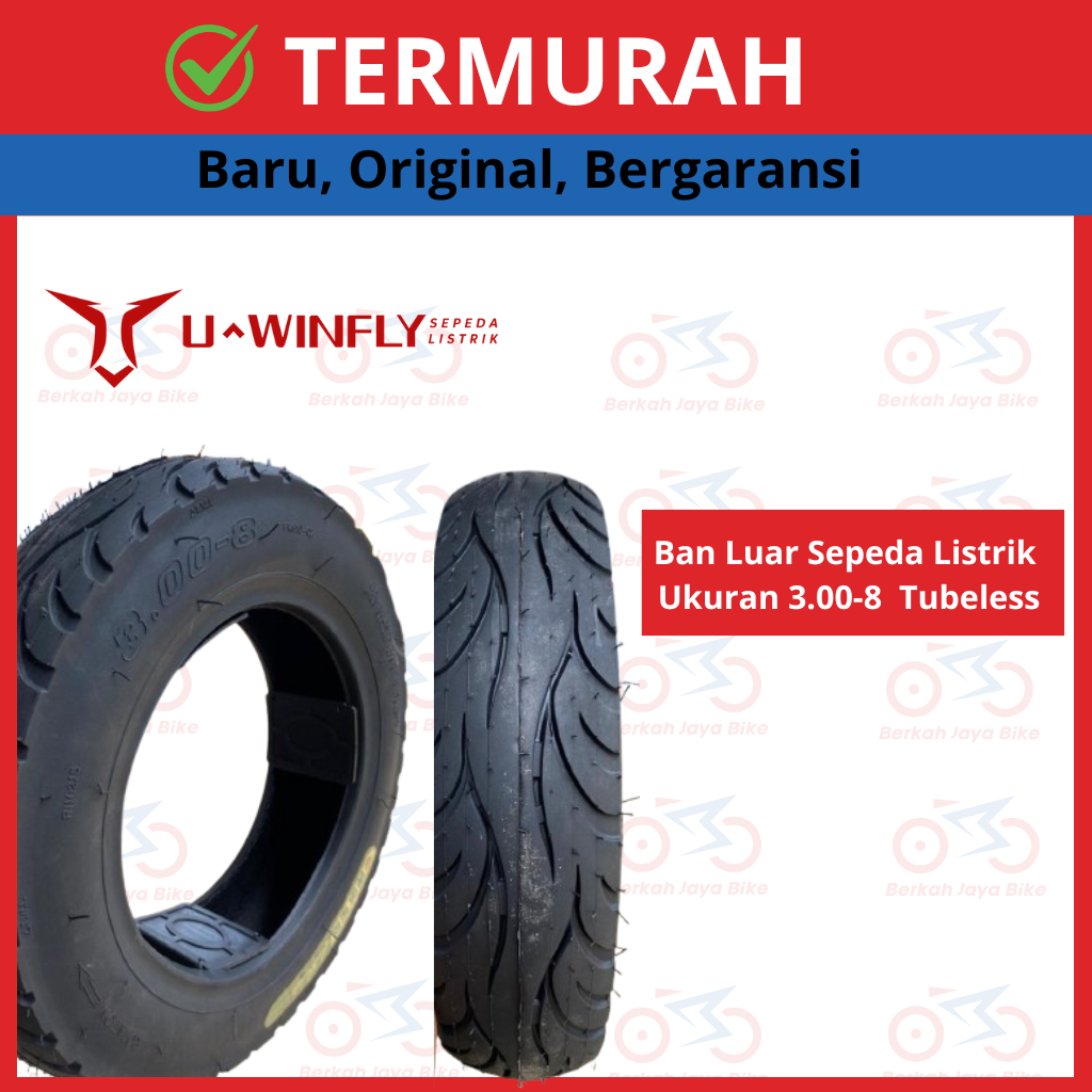 Jual Ban Tubeless Uwinfly GB Gerobak / Sepeda Listrik Roda tiga Kitty ...
