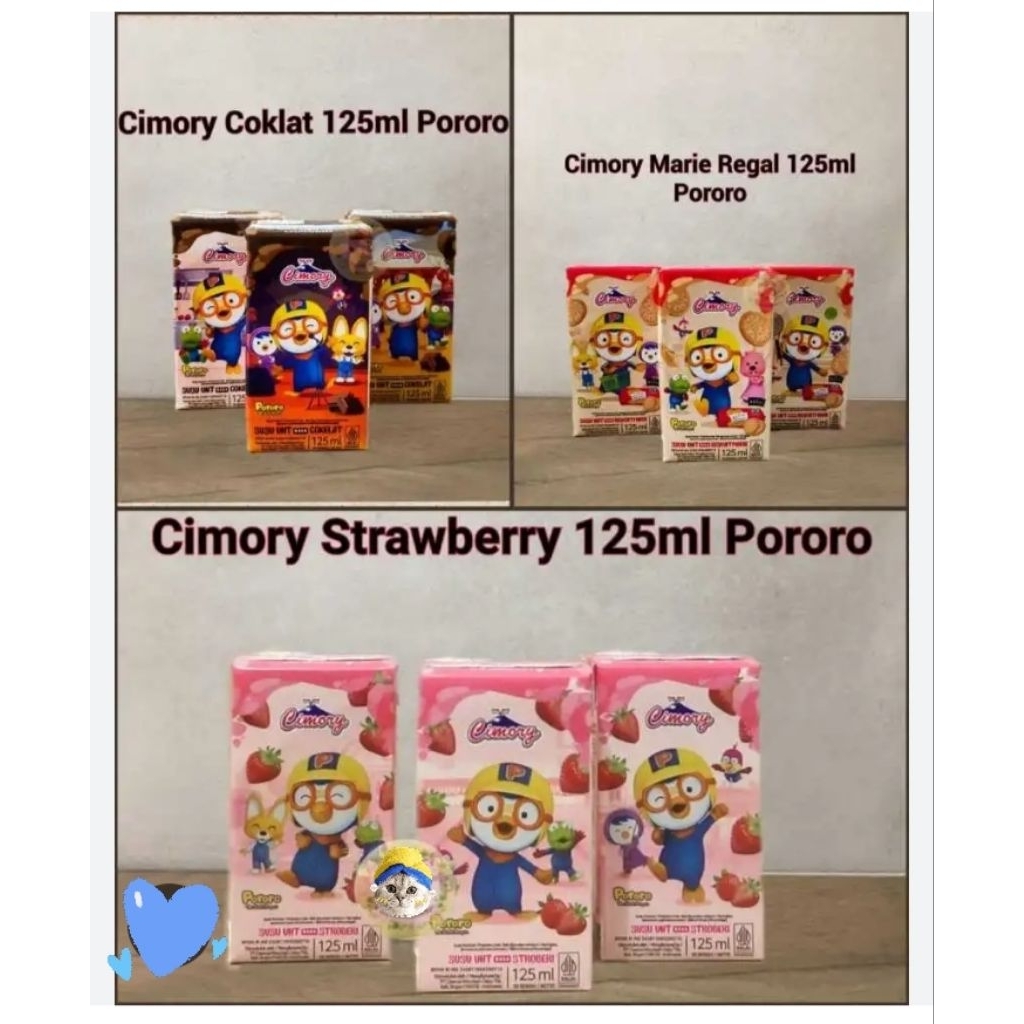 Jual CIMORY UHT PORORO. SUSU CIMORY 125ML . COKLAT STRAWBERRY MARRIE ...