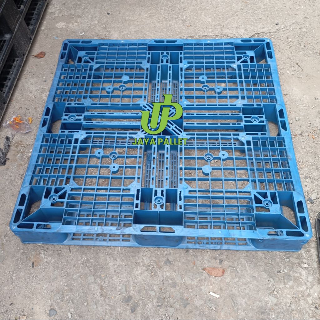 Jual pallet plastik ukuran 110x110x12 warna biru | Shopee Indonesia
