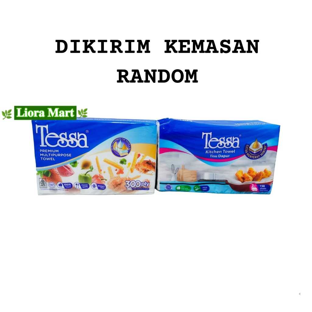 Jual 1 PCS Tessa tissue dapur hand towel tisu PENGESAT PUTIH 2ply 150 ...