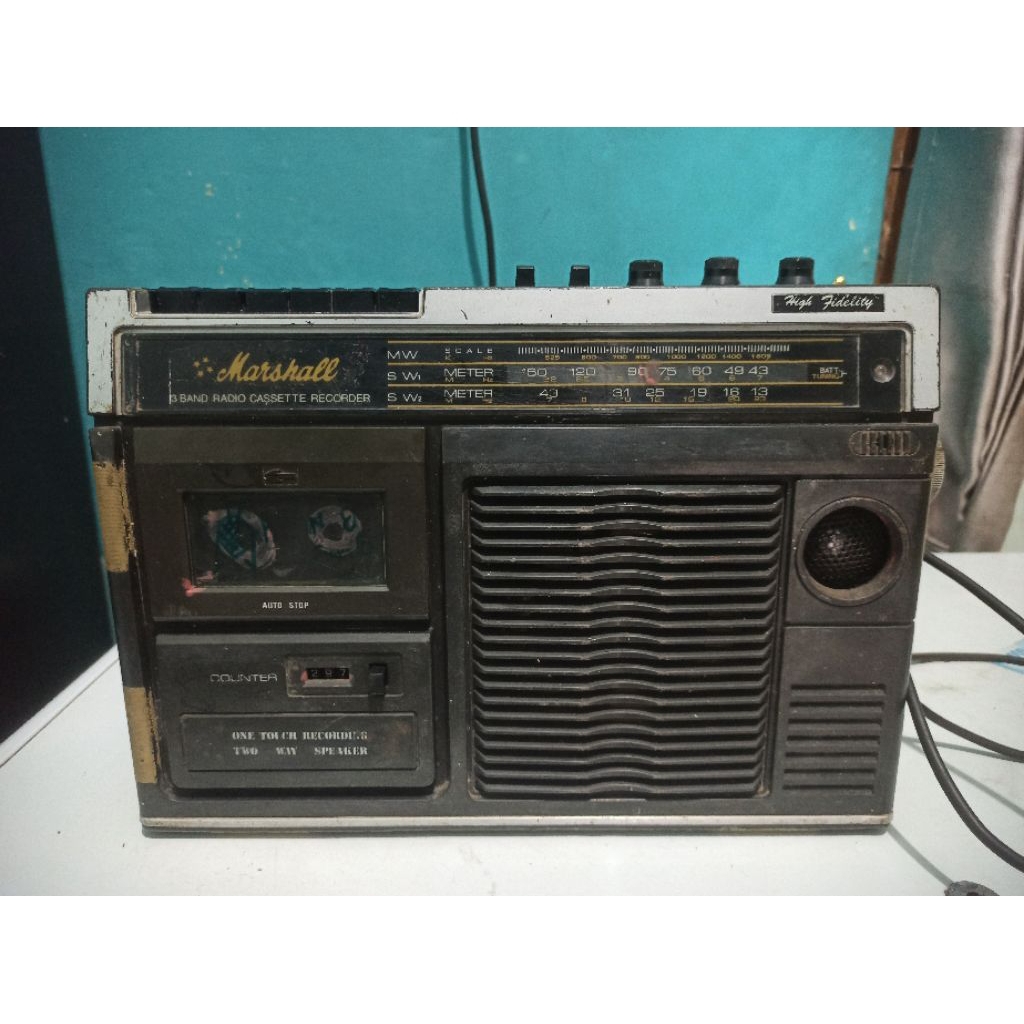 Jual Radio Tape Marshall CR-858 Jadul Lawas | Shopee Indonesia