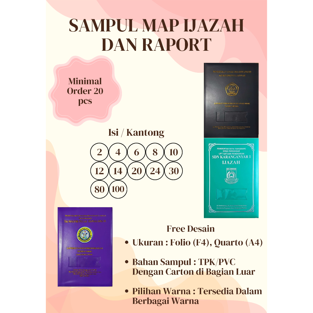 Jual MAP RAPORT | MAP IJAZAH | - - CUSTOM | Shopee Indonesia