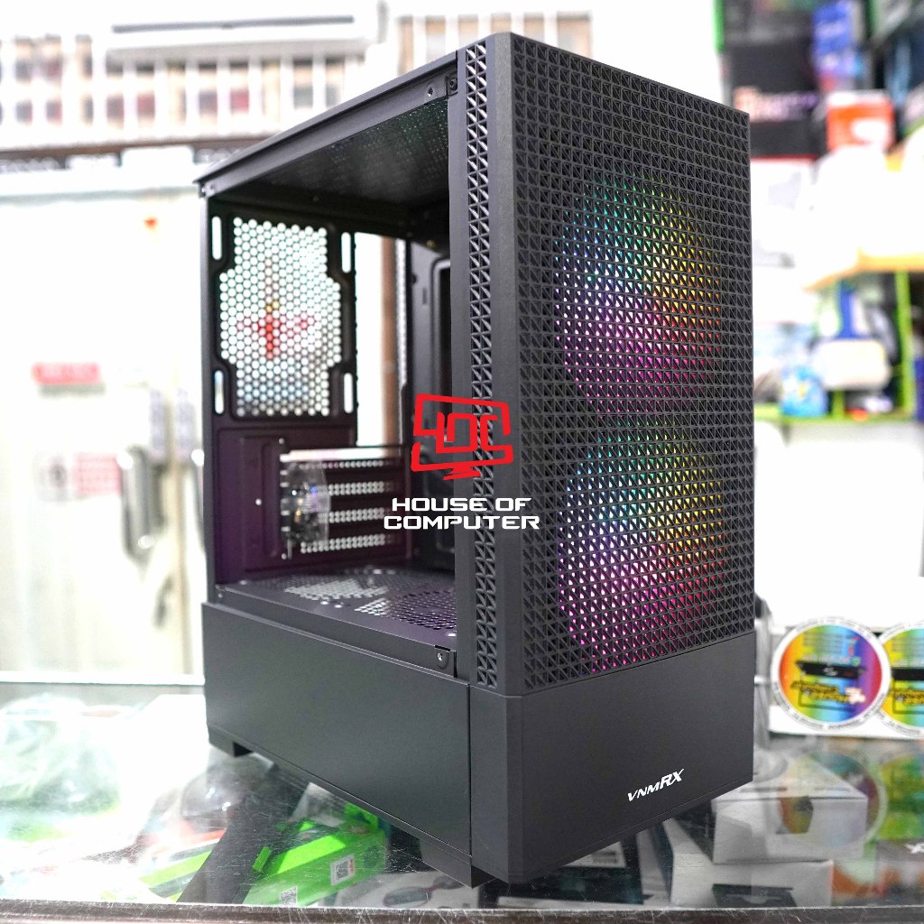 Jual VENOM RX CASE PC HELIX M-ATX SIDE TEMPERED GLASS FREE 2 FAN FIXED ...