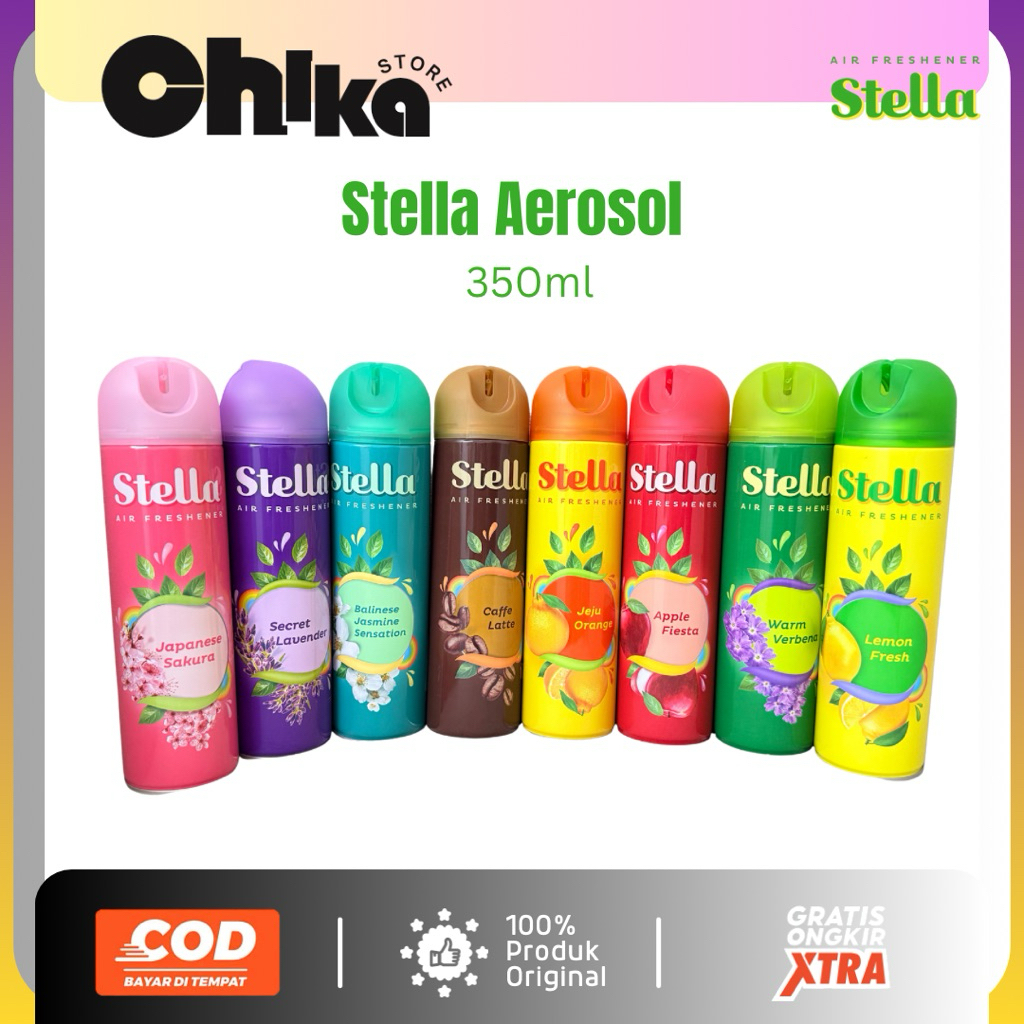 Jual Stella Aerosol Spray Semprot 350 ml Pengharum Ruangan - Single ...