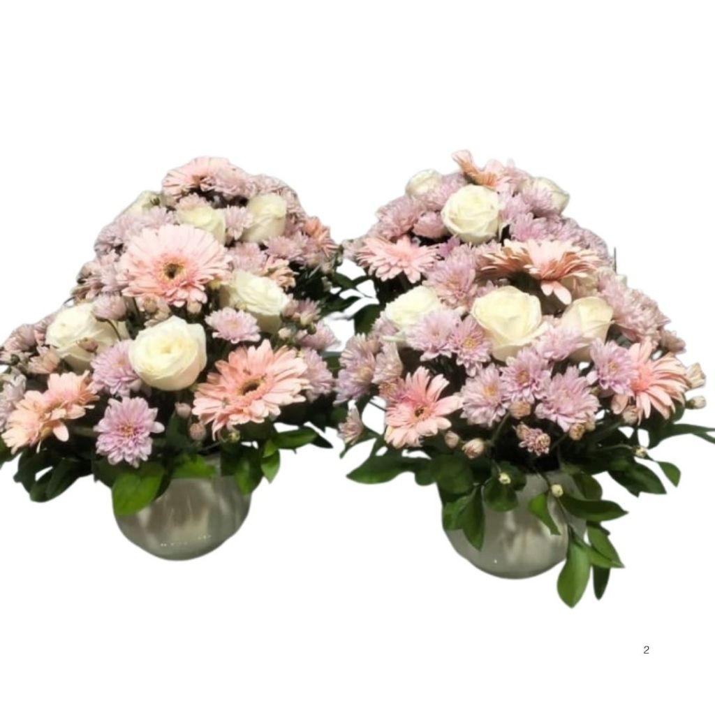 Jual Table Flower Mini Rangkaian Bunga Meja Kecil Bunga Meja Kantor ...