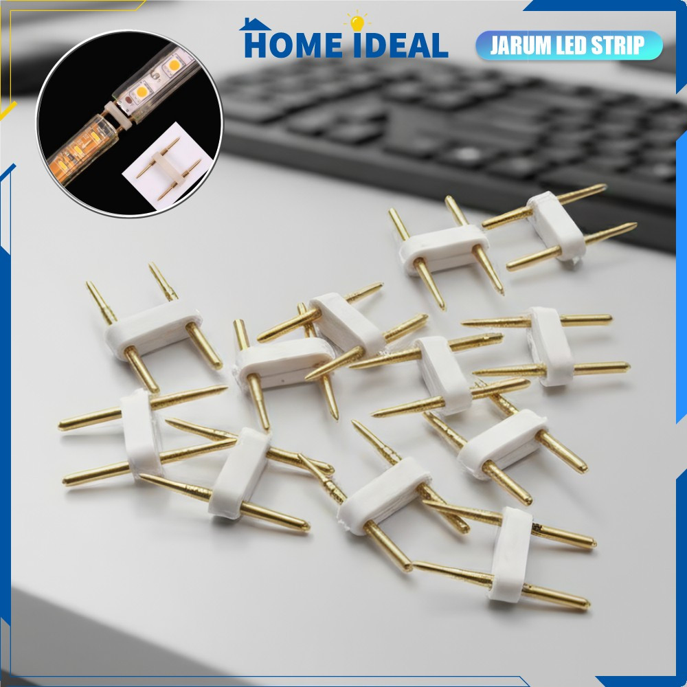 Jual Pin Jarum Sambungan Kabel Soket dan Led Strips / Jarum Konektor ...