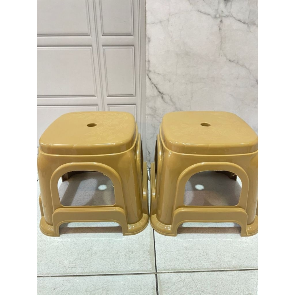 Jual BANGKU JONGKOK PENDEK COKLAT / BANGKU ANAK KELLY/ BANGKU KUALITAS ...