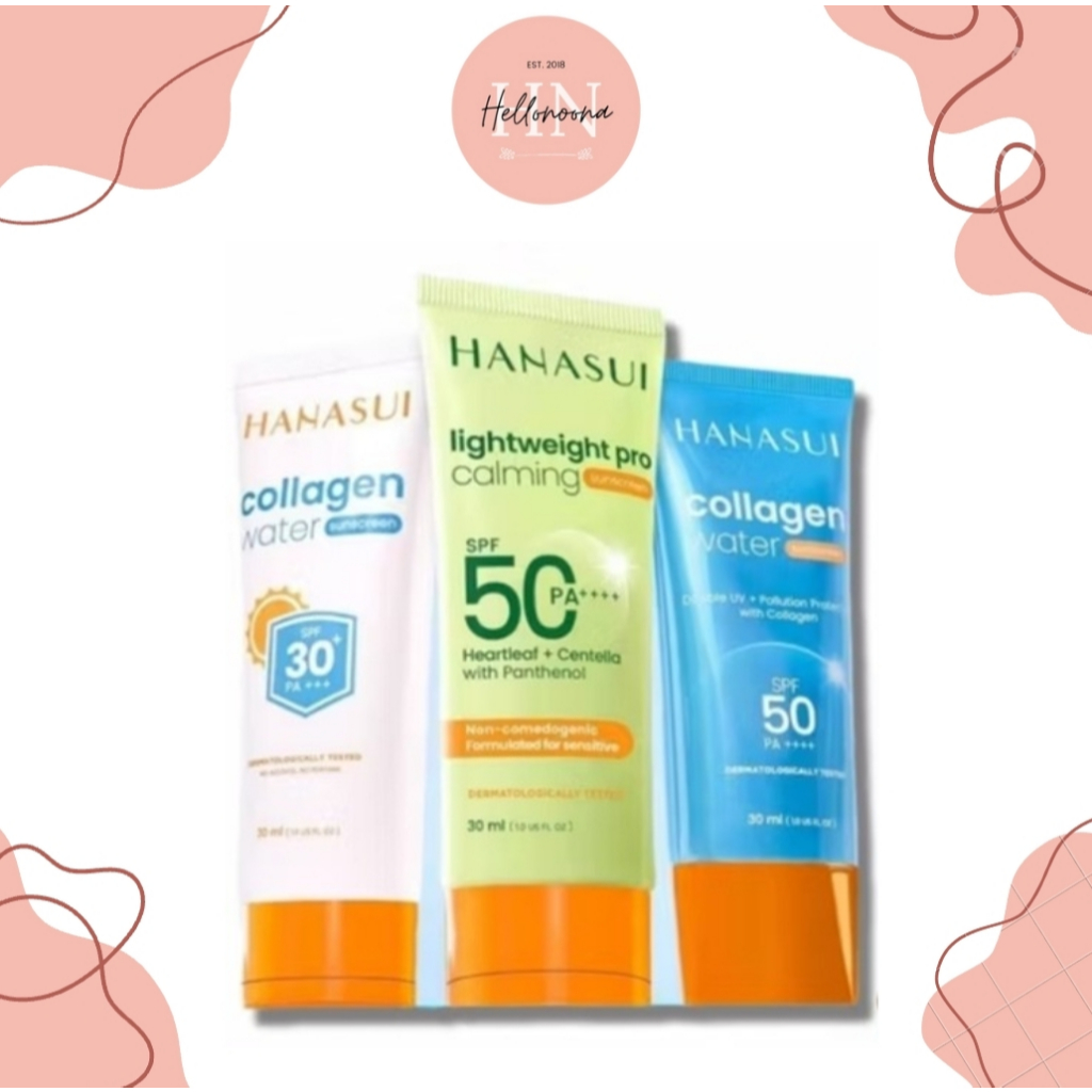 Jual HANASUI - Collagen Water Sunscreen | Lightweight Pro Calming ...