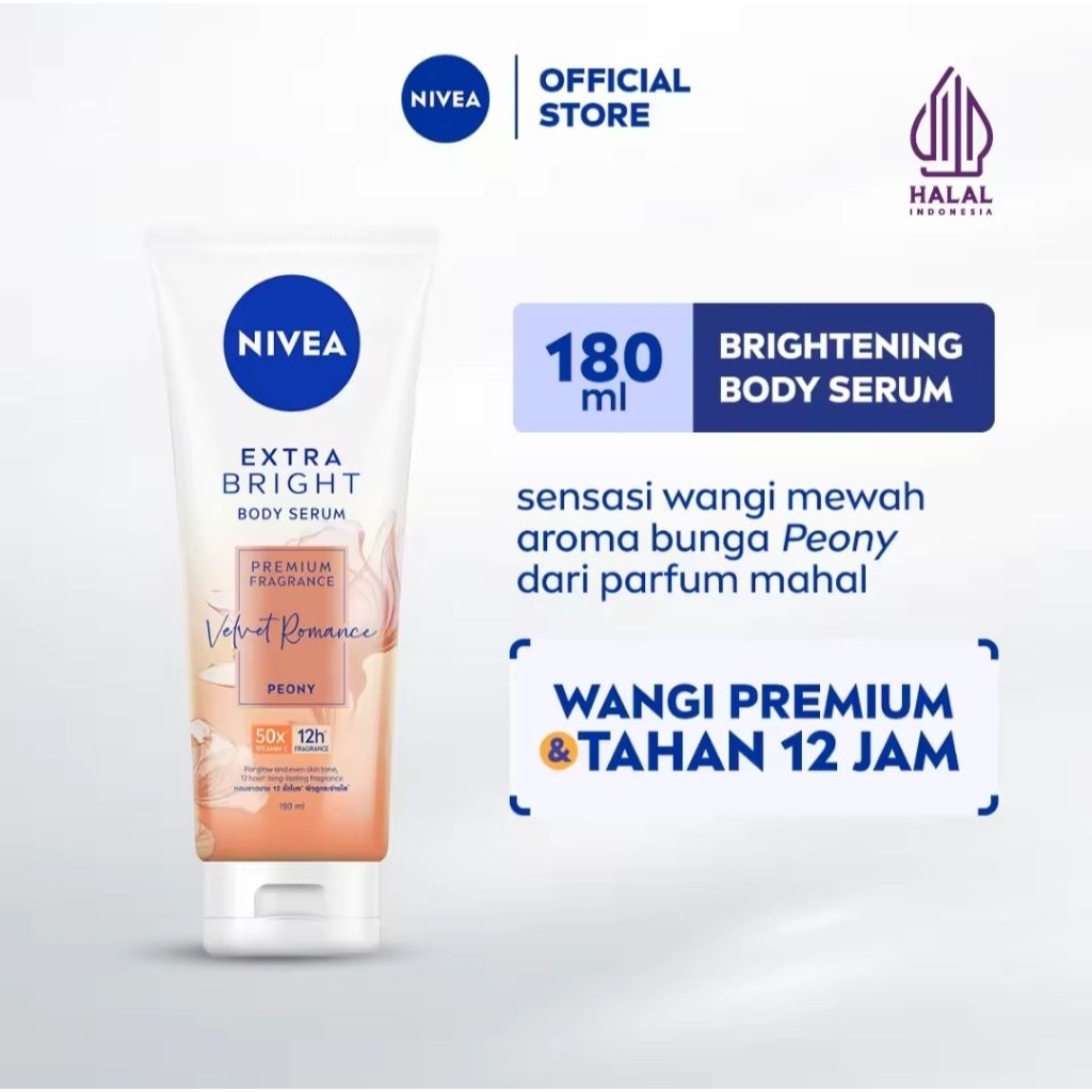 Jual NIVEA Body Serum Extra Bright Premium Fragrance Velvet Romance ...