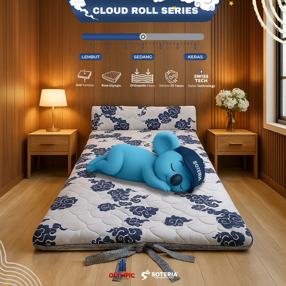 Jual Soteria x Olympic Colab Cloud Series Kasur lipat Portable / Matras ...