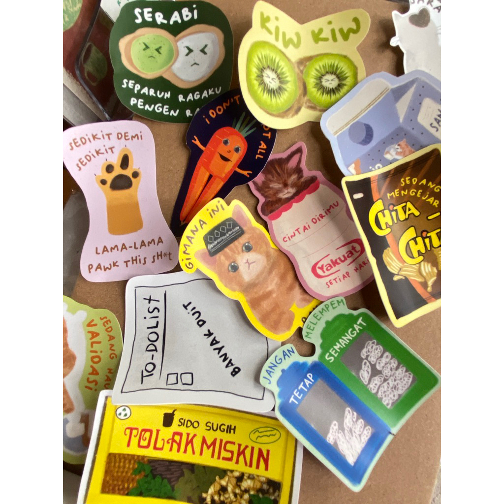 Jual Stiker lucu stiker satuan stiker meme indonesia | Shopee Indonesia