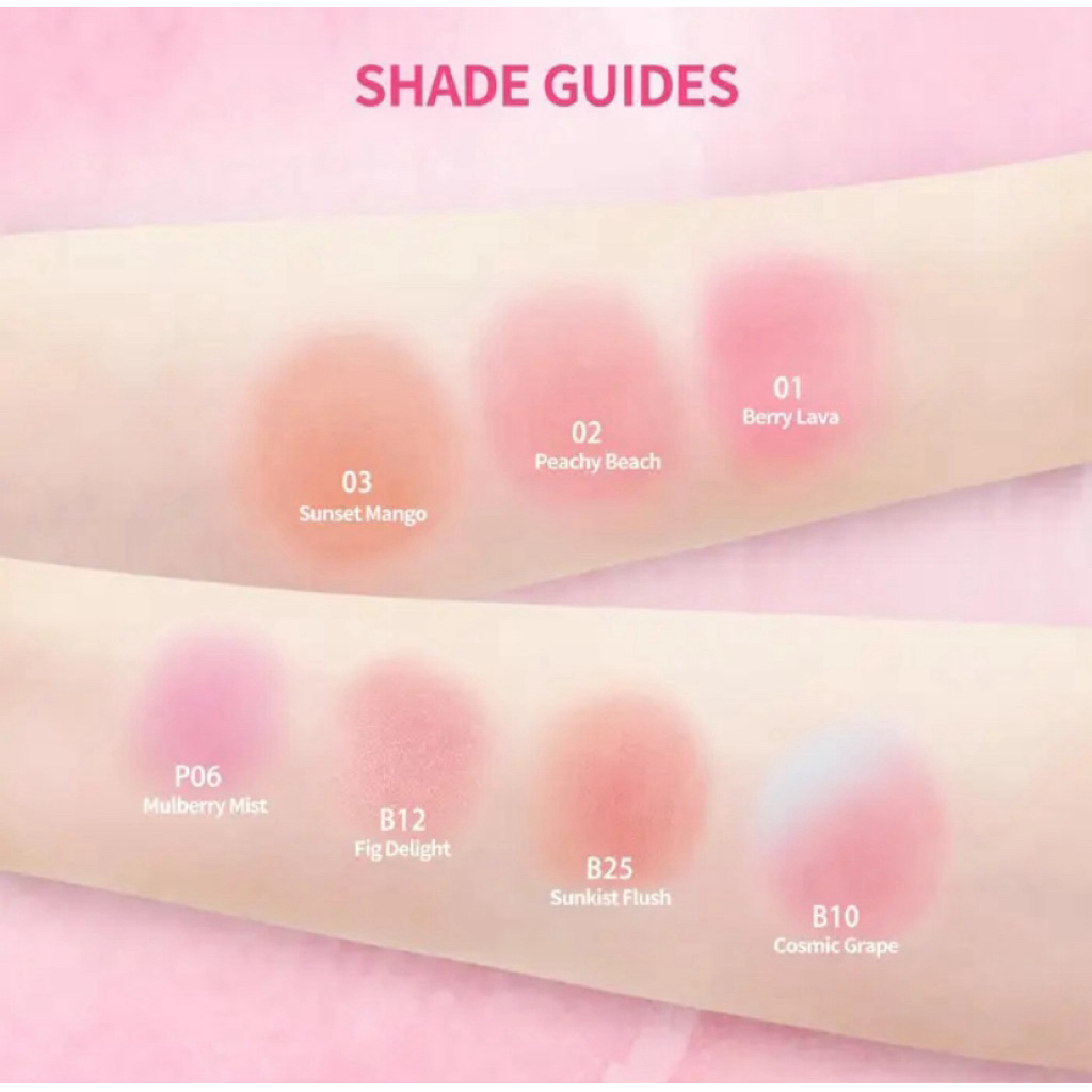 Jual BNB Barenbliss Moist Mochi Paste Powder Blush [12H Lasting Color ...
