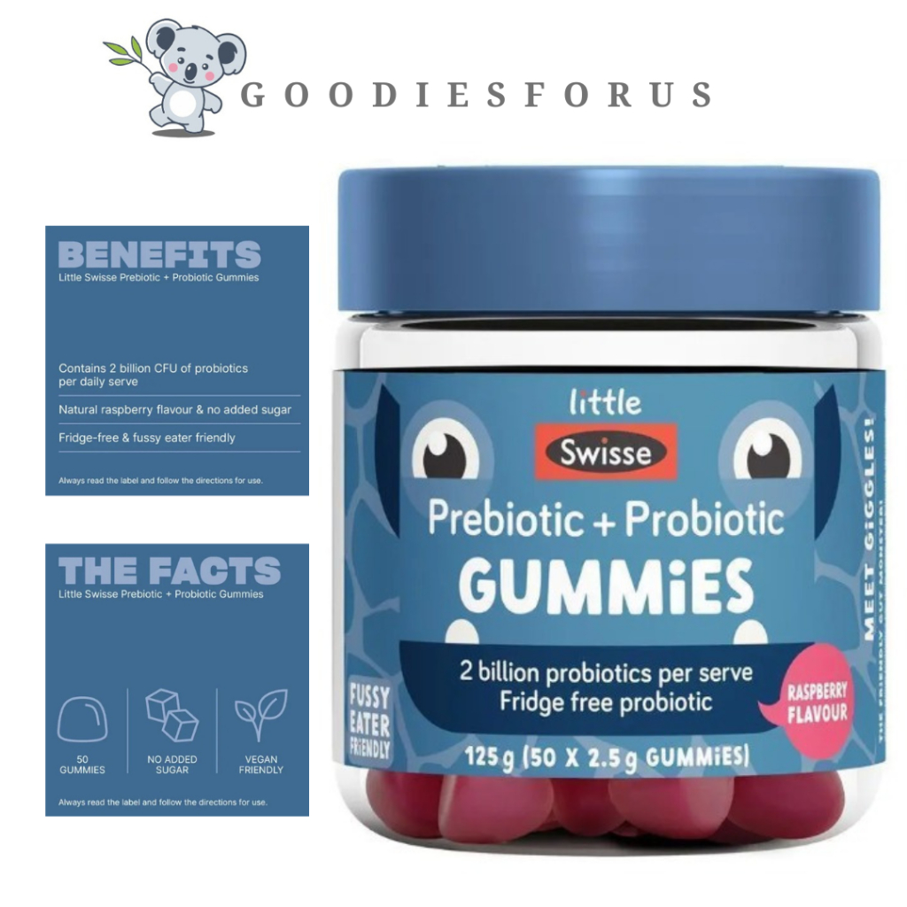 Jual Little Swisse Pre + Probiotic Gummies 50 Pack/Vitamin Prebiotic ...
