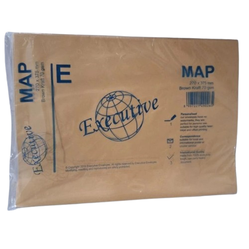Jual Amplop Coklat Polos Map (E) Executive 100 Pcs | Shopee Indonesia