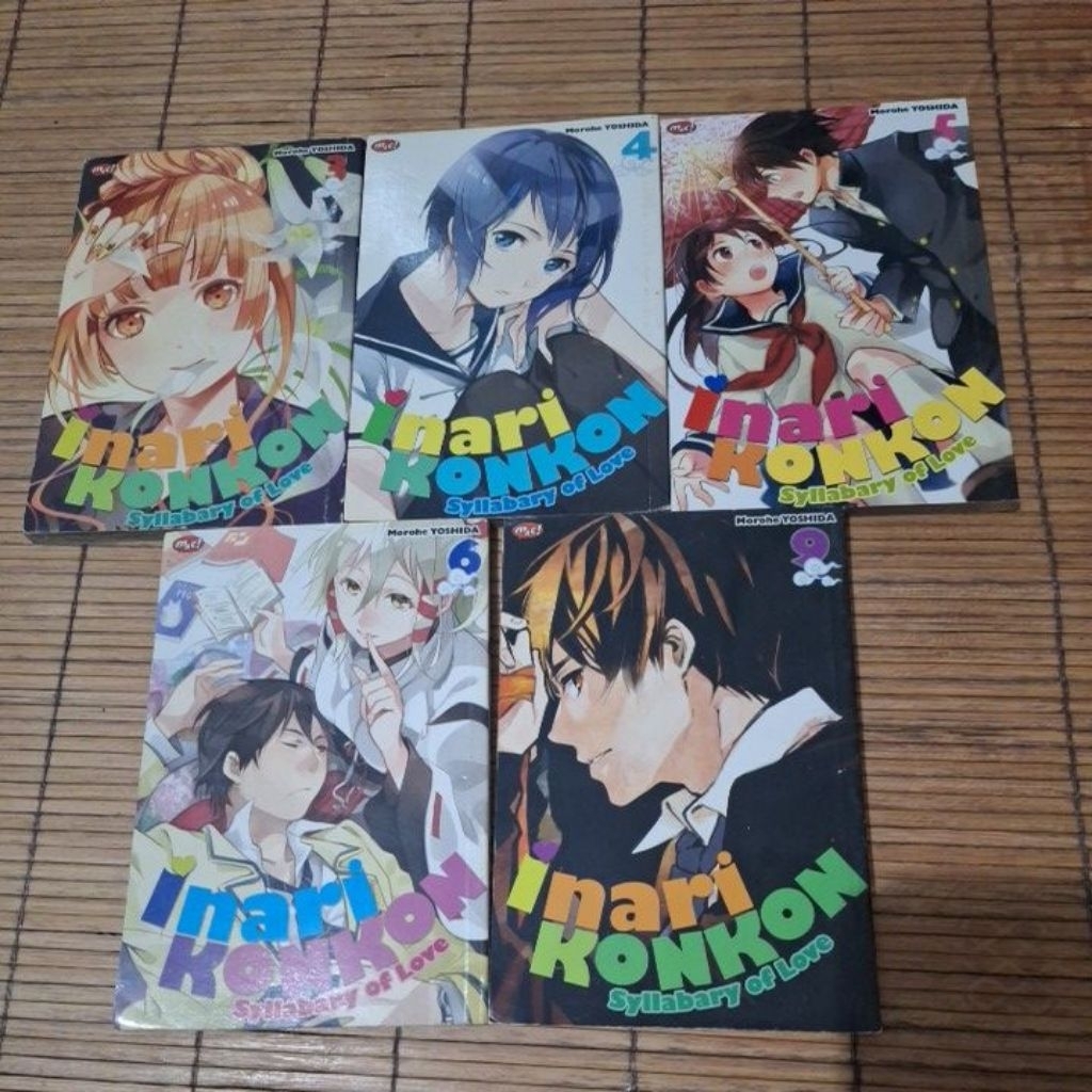 Jual Komik Inari Konkon Syllabary of Love by Morohe Yoshida vol 3-6 & 9 ...