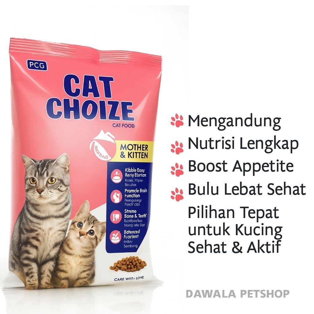 Jual Cat Choize Mother & Kitten 800 gram – Makanan Kucing Premium untuk ...