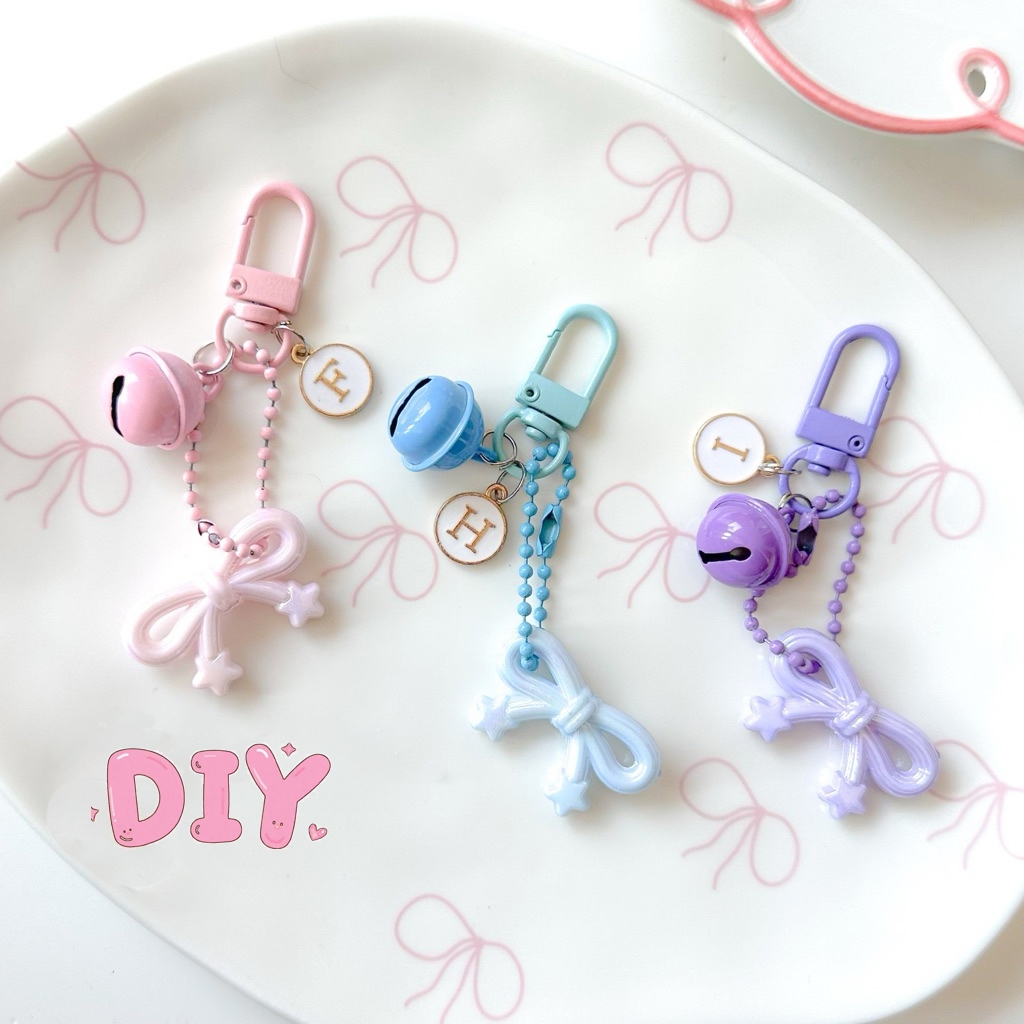 Jual Keychain Pita Lonceng Bunyi Untuk Tas&Hp//Gantungan Lucu Aesthetic ...