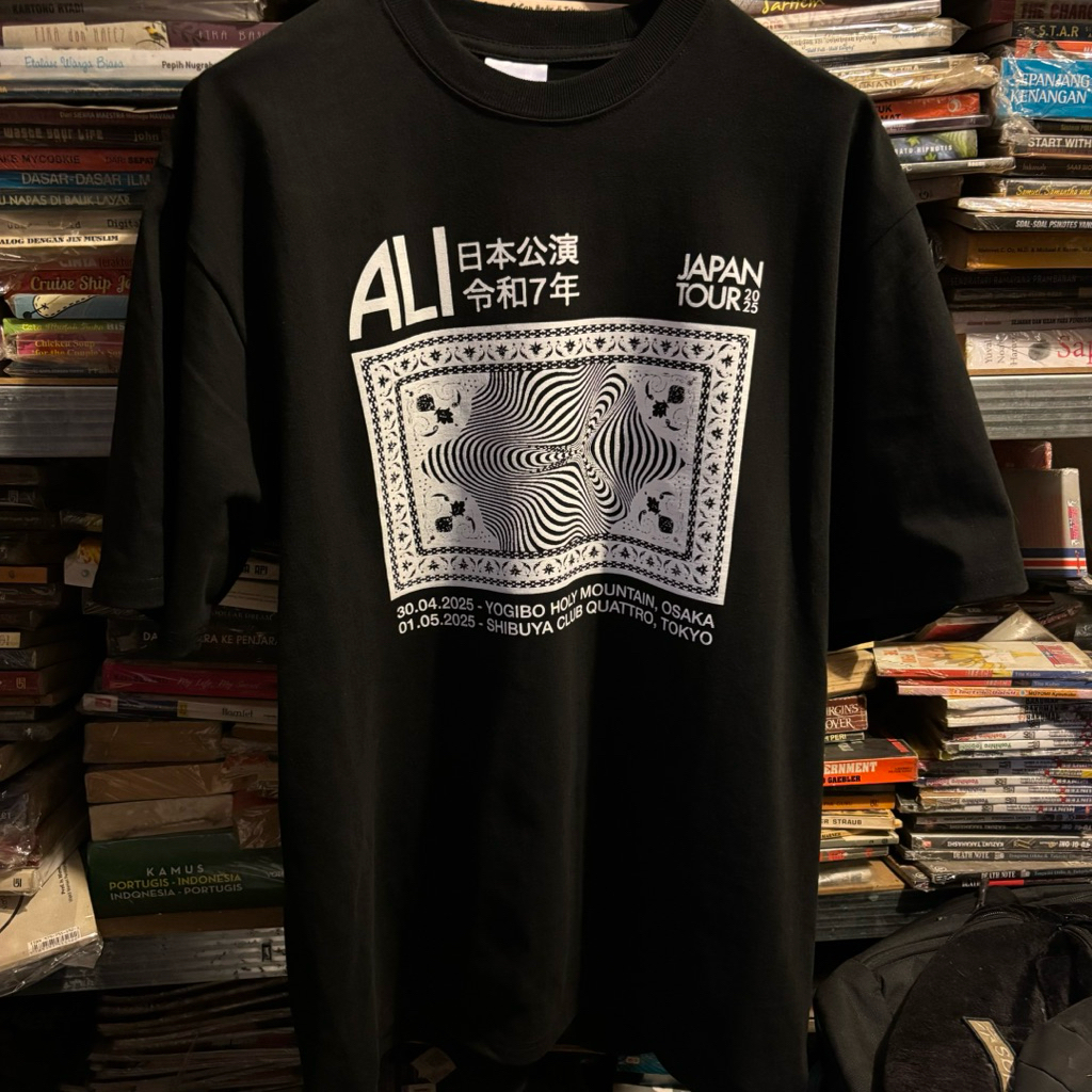 Jual ORIGINAL OFFICIAL MERCH TSHIRT ALI JAPAN TOUR 2025 KAOS | Shopee ...