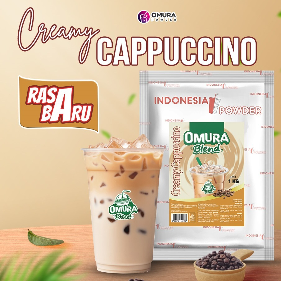 Jual BLEND Bubuk Minuman Rasa Creamy Cappuccino Halal & BPOM Sticky ...