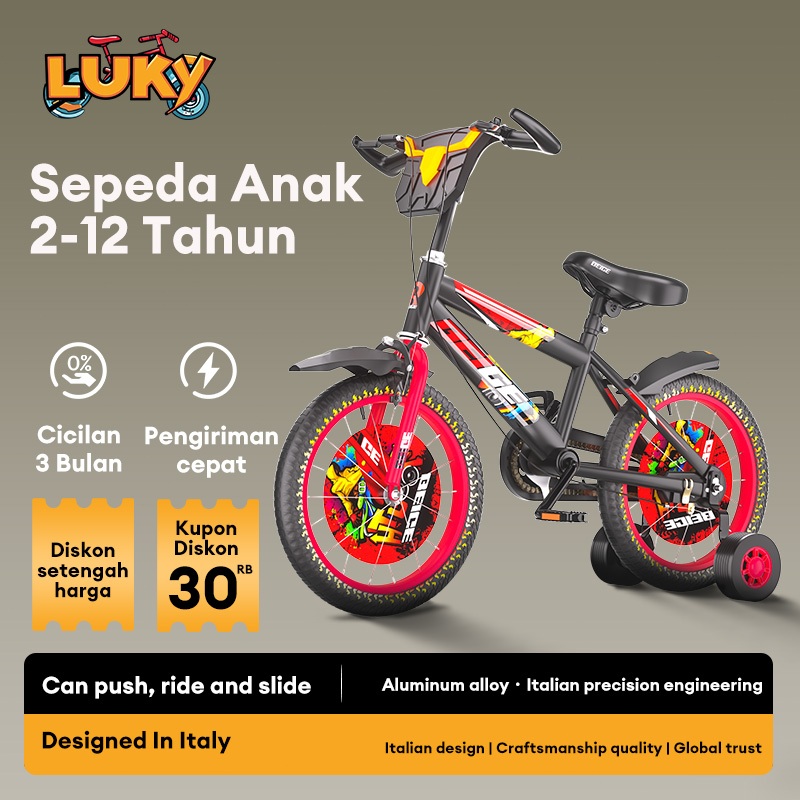 Jual Garansi 30 Tahun Sepeda Rangka Baja Karbon Ban buat belajar Ada ...