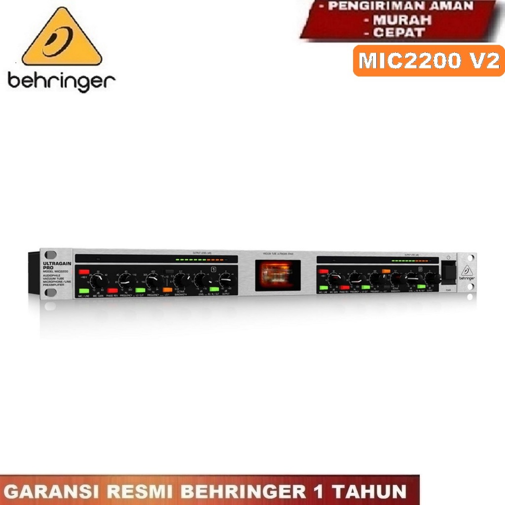 Jual Behringer Ultragain PRO MIC2200 V2 Vacuum Tube Mic / Line ...