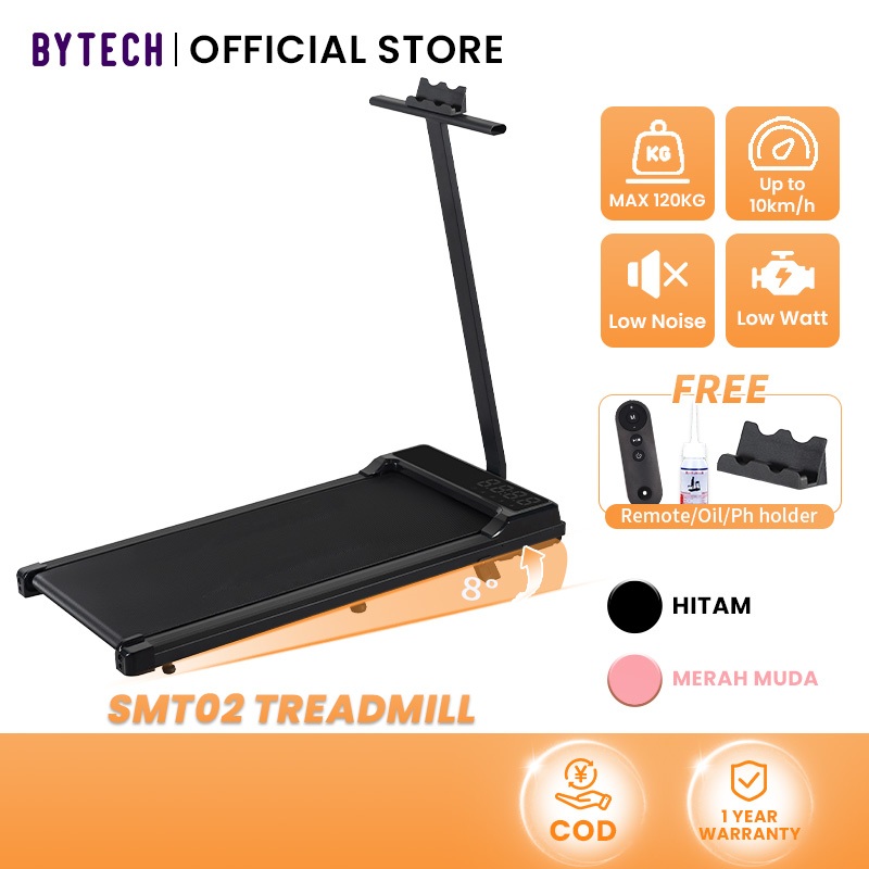 Jual Bytech T Model Treadmill SMT02 Incline Sport Treadmill Sudut 8 ...
