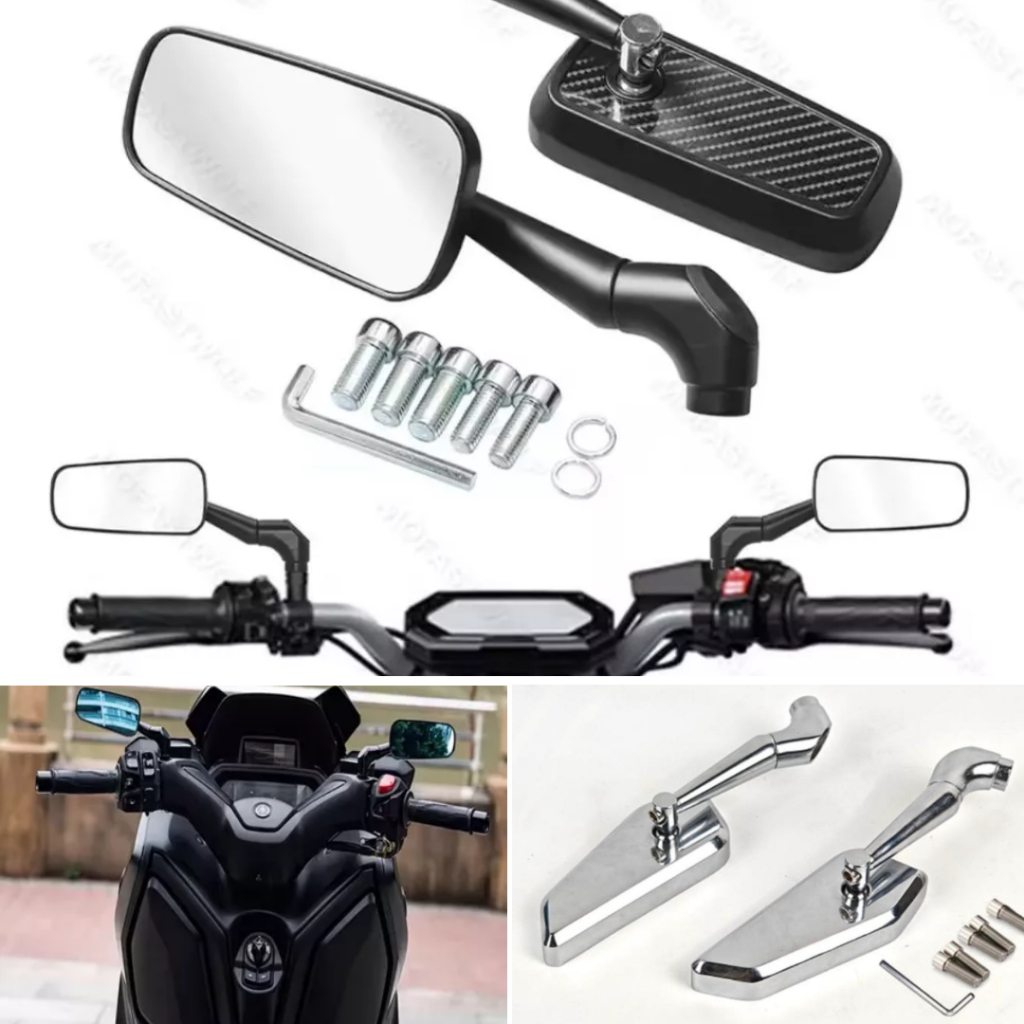 Jual Spion Oval & Spion Kotak Persegi Motif Carbon Fast Bikes Full ...