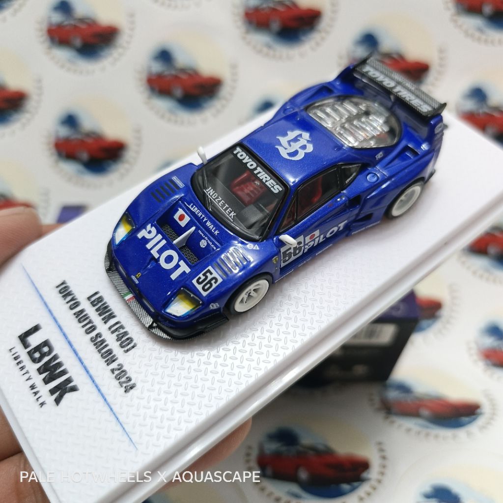 Jual INNO64 LBWK FERRARI F40 PILOT BLUE TOKYO AUTO SALON 2024 UNSEALED ...