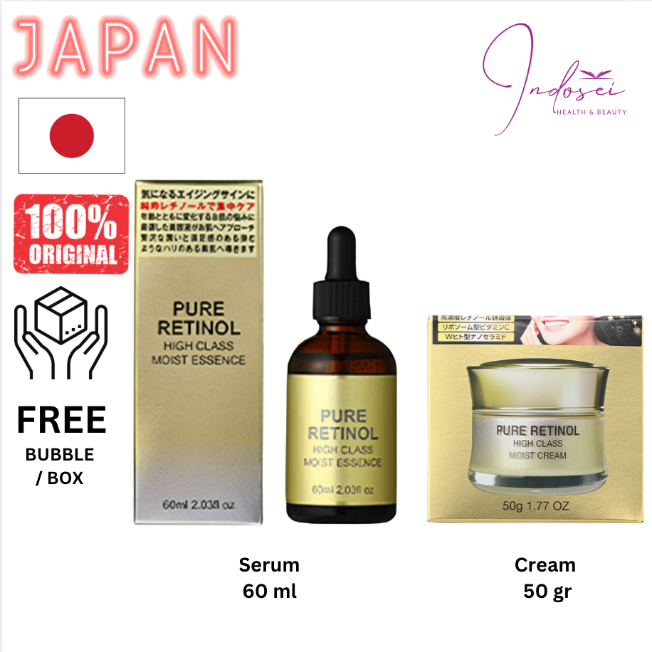 Jual Pure Retinol High Class Moist Essence | Cream | Serum | Retinol ...