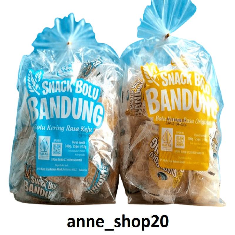 Jual Sharon Bakery Snack Bolu Bandung 1 Bag Isi 25 Varian Rasa 300gr ...